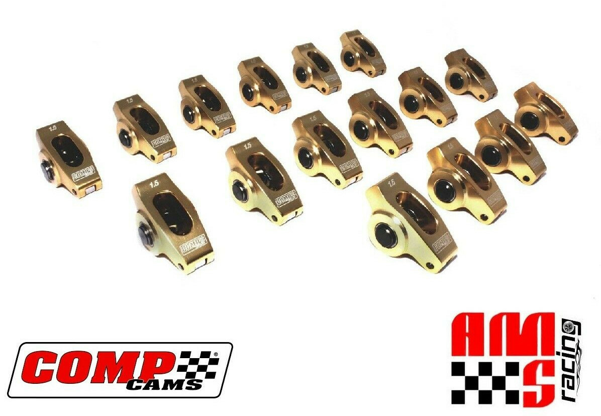 Comp Cams 7/16" 1.5 Aluminum Roller Rocker Arms Set for Chevrolet SBC ...