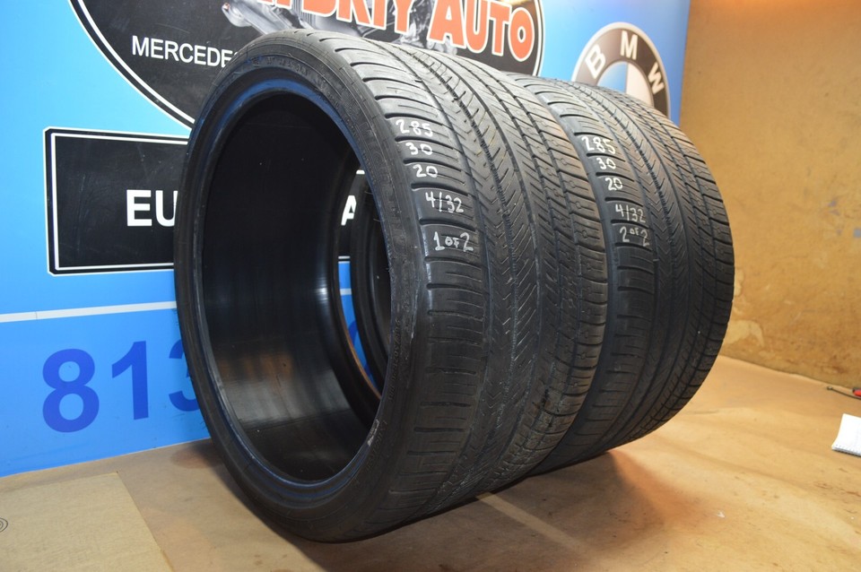 2 USED 285/30/20 MICHELIN PILOT SPORT TIRE 285-30-R20 99Y 4/32 | eBay