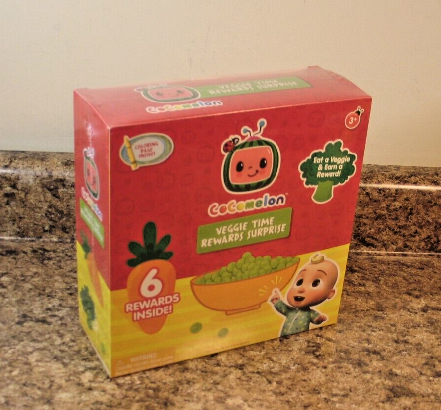 Cocomelon Surprise 1 Figure + 5 Accessories to Collect Veggie Time New ...