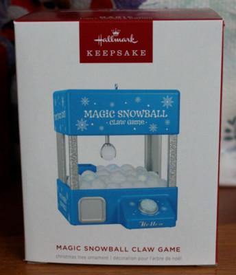 Hallmark Keepsake 2024 Magic Snowball Claw Game Magic Sound Light ...
