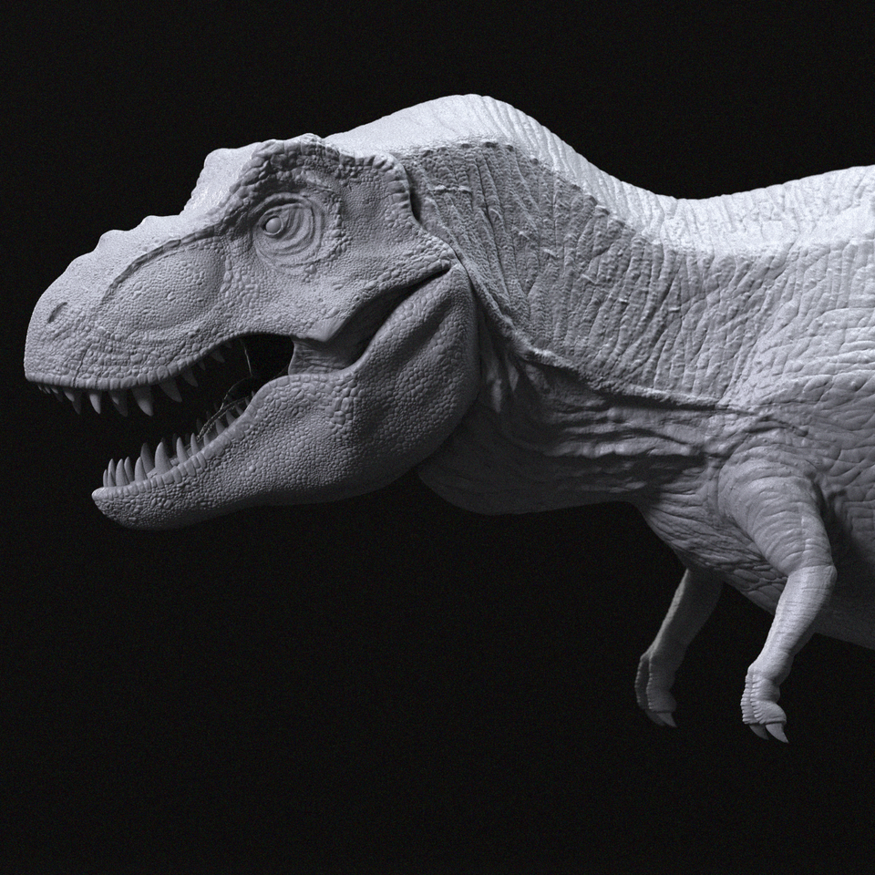 "Buck" T-Rex Studio Maquette Model Kit | The Lost World Jurassic Park ...