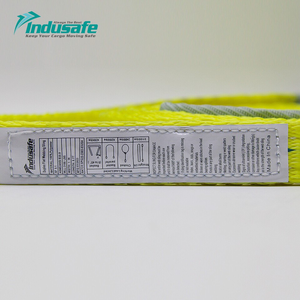 Indusafe Rigging Moving Lifting Straps Industrial Web Sling 3100LBS 3/6/9 FT 5:1 | eBay