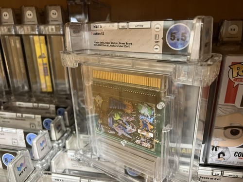 1991 Nintendo NES Action 52 Games Cheetahmen Graded WATA 5.5 Clear Cart ...