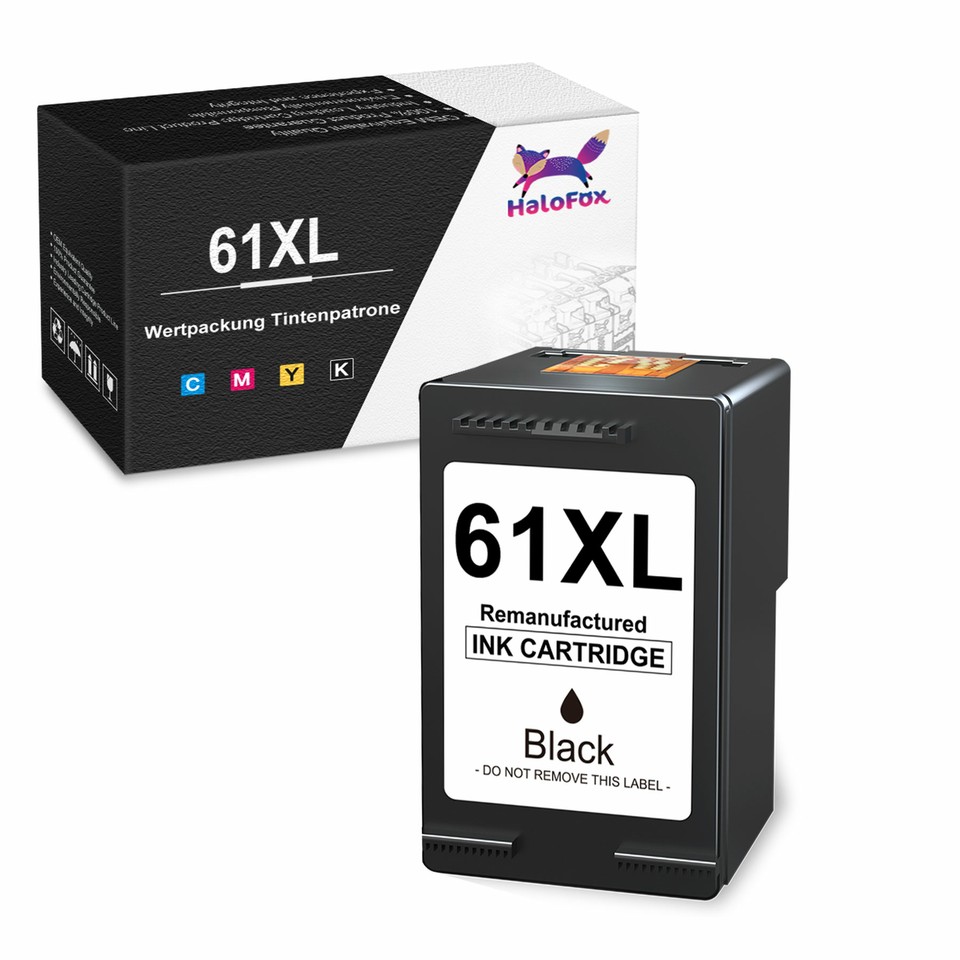 Combo 61XL Black Color Ink Cartridge For HP ENVY 4500 4502 4505 5530 ...