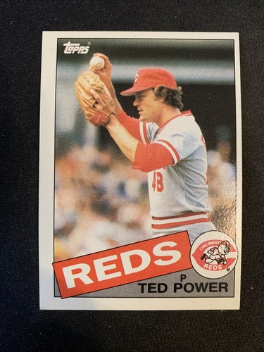 1985 Topps Baseball Card #342 Ted Power Cincinnati Reds Nm+ Free ...