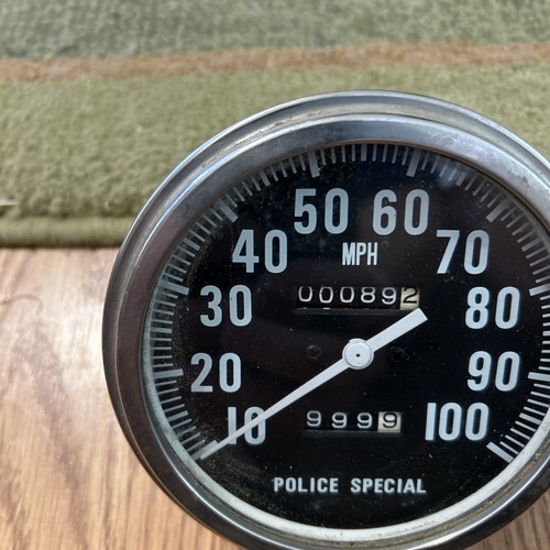 Vintage Harley Police Special Speedometer 2 : 1 Ratio NOT TESTED Estate ...