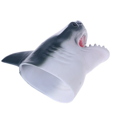 Shark Arm Glove Hand Puppet Toy Soft Rubber Shark Glove Interactive Toy ...