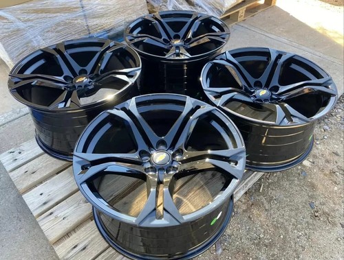 (4) 20x10 20x11 CAMARO GLOSS BLACK WHEELS RIMS CHEVY ZL1 1LE SS LT ...