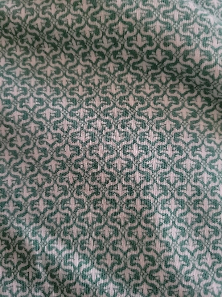 Croft & Barrow Classic Tank, Size XL 100% Cotton Green Pattern | eBay