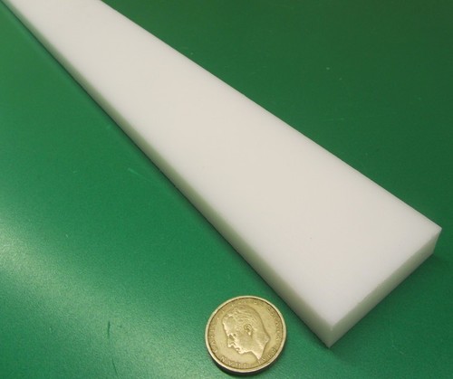 Delrin Acetal Bar 1/2" (.500") Thick x 2.00" Wide x 48" Long White | eBay