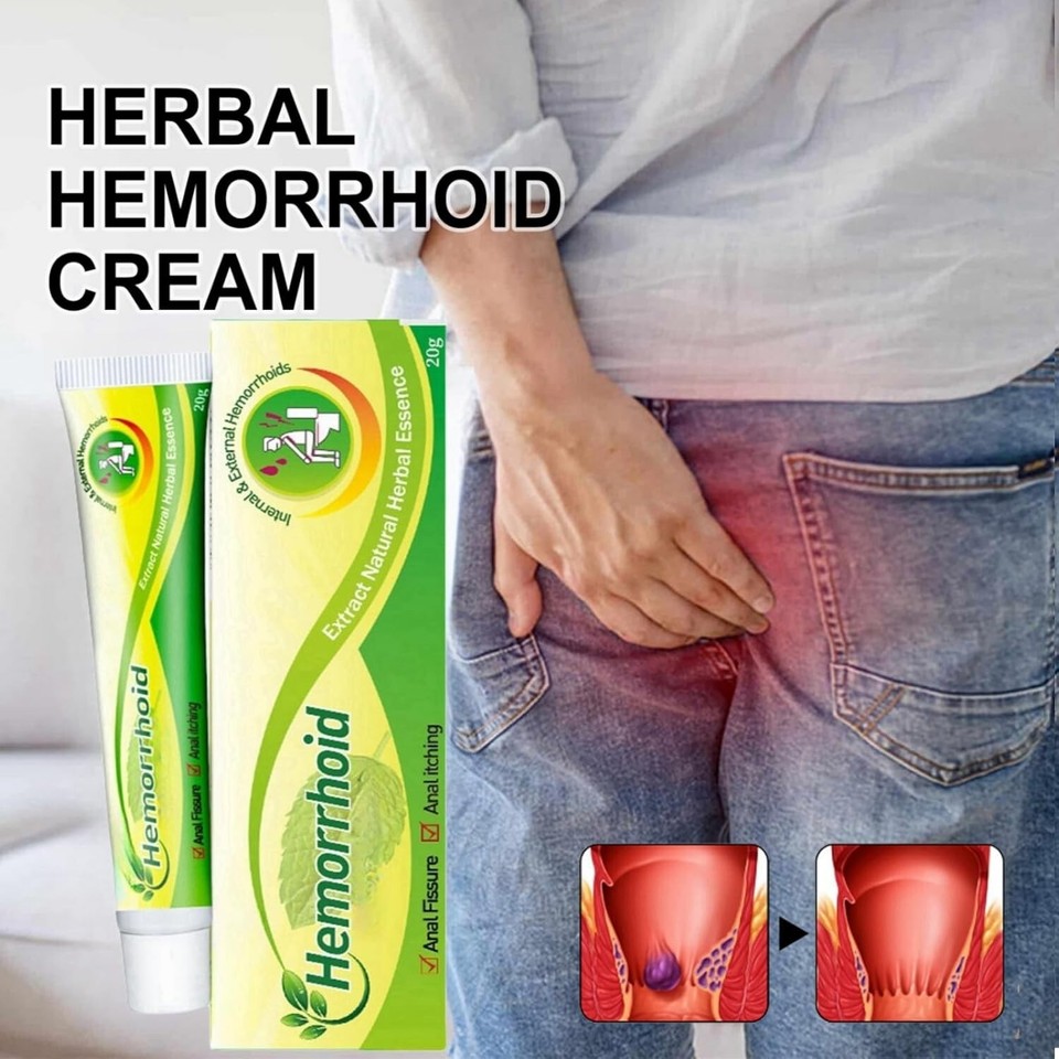Fast Relief Cream Anal Fissures Hemorrhoid Treatment 100% Natural Plant ...