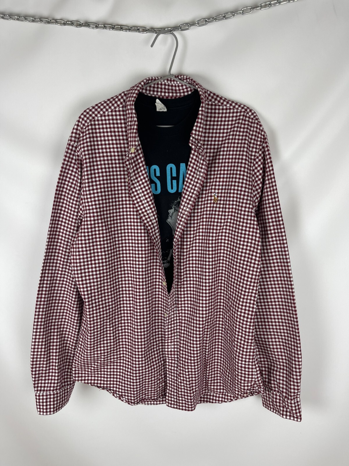 Polo Ralph Lauren red checkered slim fit long sleeve … - Gem