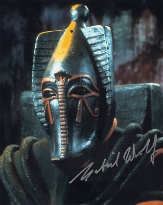 Gabriel Woolf as Sutekh signed Doctor Who Pyramids of Mars photo - UACC ...