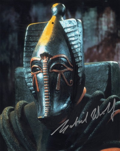 Gabriel Woolf as Sutekh signed Doctor Who Pyramids of Mars photo - UACC ...