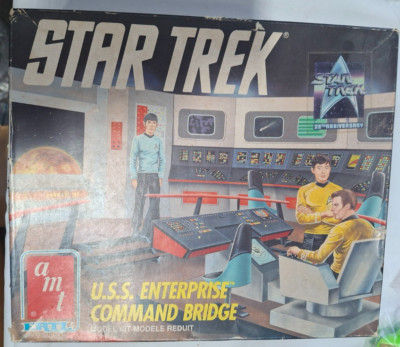 1991 AMT ERTL Star Trek USS ENTERPRISE Command Bridge Model Kit 6007 | eBay