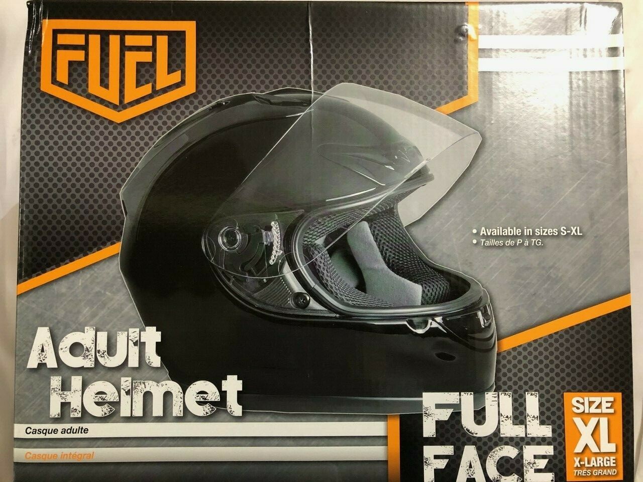 Fuel Helmets Sh-ff0017 Full Face Helmet Gloss Black XL for sale online ...