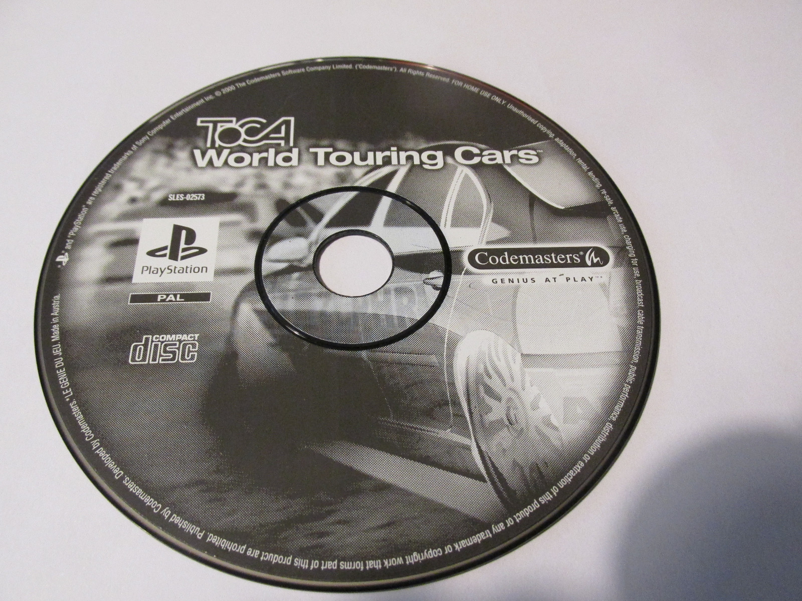 TOCA World Touring Cars PlayStation PS2 - PAL ITA - DVD Only No Cover ...