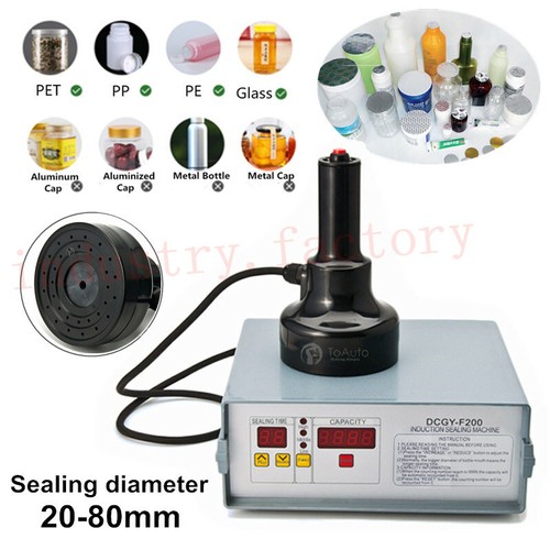 Portable Induction Sealing Machine Bottle Cap Sealer Aluminum Foil 20 ...