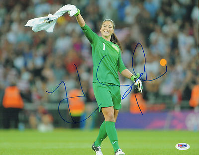 HOPE SOLO SIGNED AUTO 11X14 PHOTO PSA/DNA V60681 U.S. USWNT SEATTLE ...
