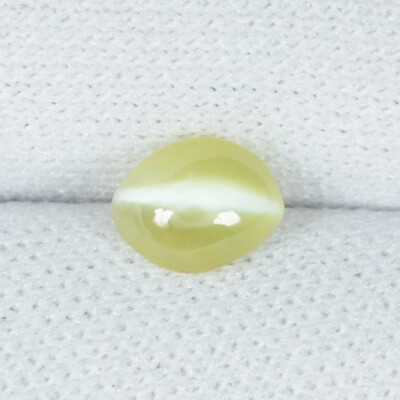 0.66Cts Fine Color Natural Chrysoberyl Cat's eye Oval From SriLanka ...
