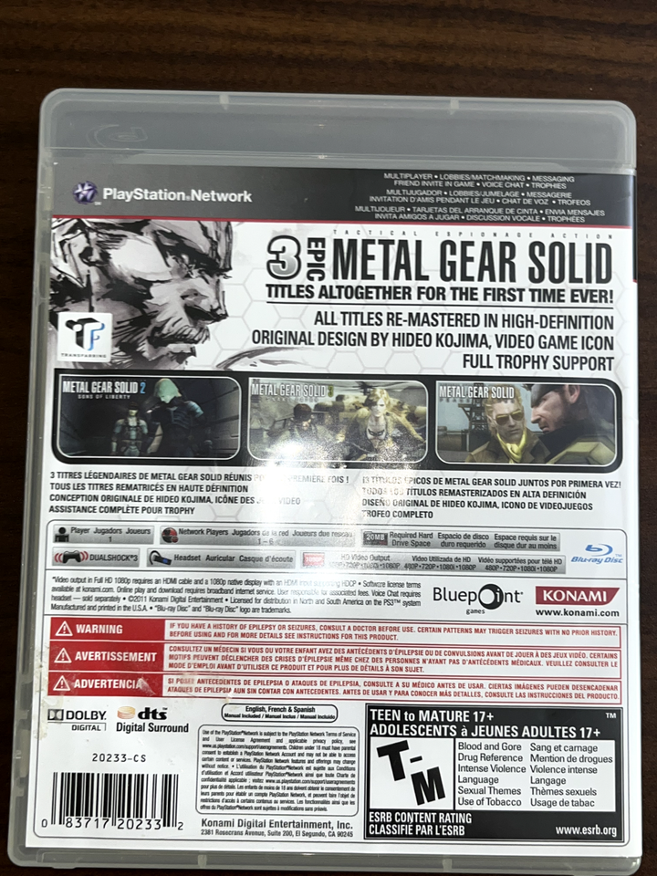 PS3 Game Lot (16) – Capcom / Metal Gear / Zelda-like RPGs – CIB Mix ...