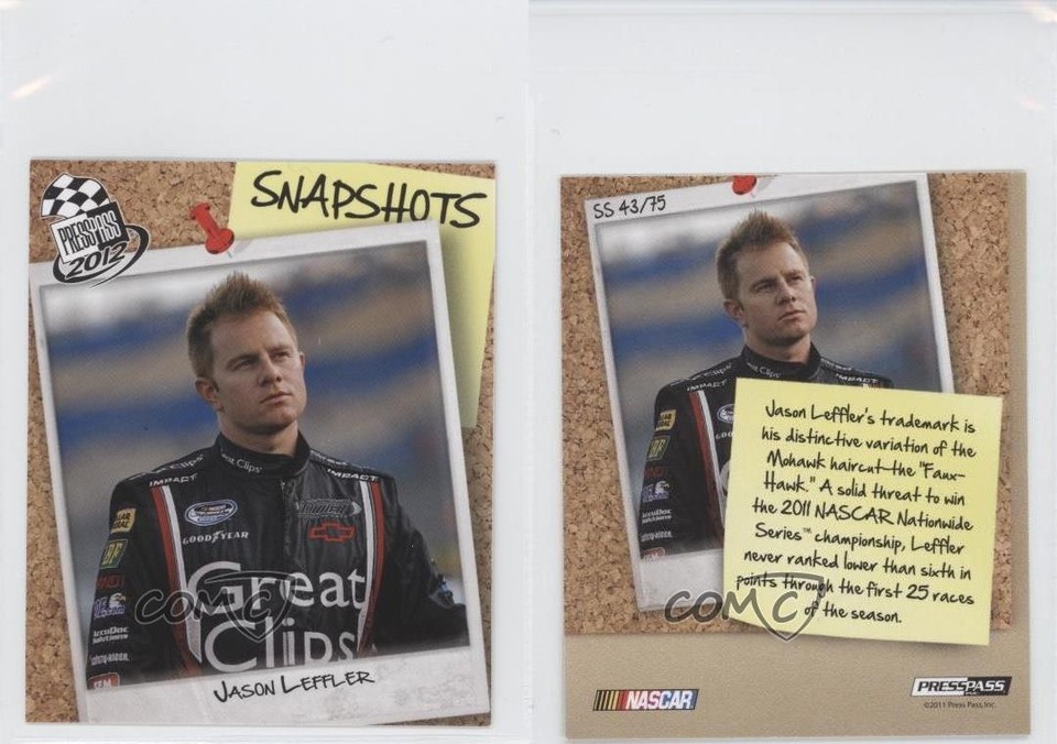 2012 Press Pass Snapshots Jason Leffler #SS43 0s5 | eBay UK