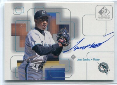 1999 SP Signature Edition Jesus Sanchez On Card AUTO AUTOGRAPH FLORIDA ...