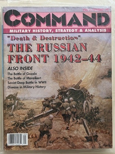 Command Magazine #34, two games: Death & Destruction, Gazala. New ...
