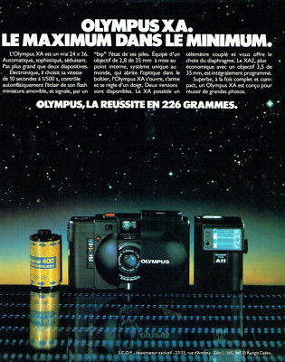 publicité Advertising 0423 1980 appareil photo Olympus le max dans le ...