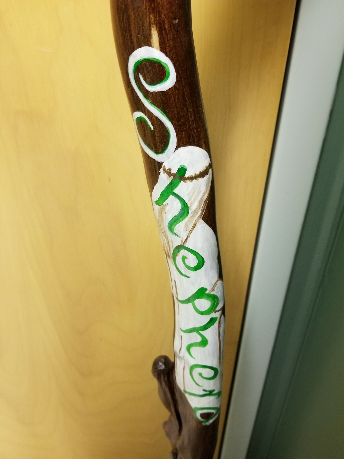 54" Root Shillelagh Celtic Walking Cane Stick with Pa… - Gem