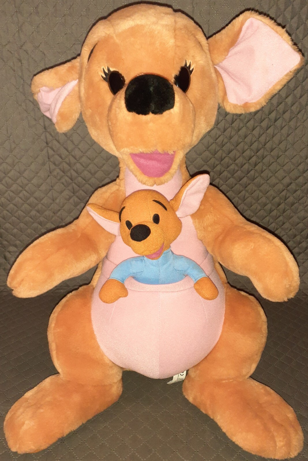 Disney 21" Pooh Jumbo Kanga Roo Kangaroo Mattel Large Stuffed Plush Toy ...