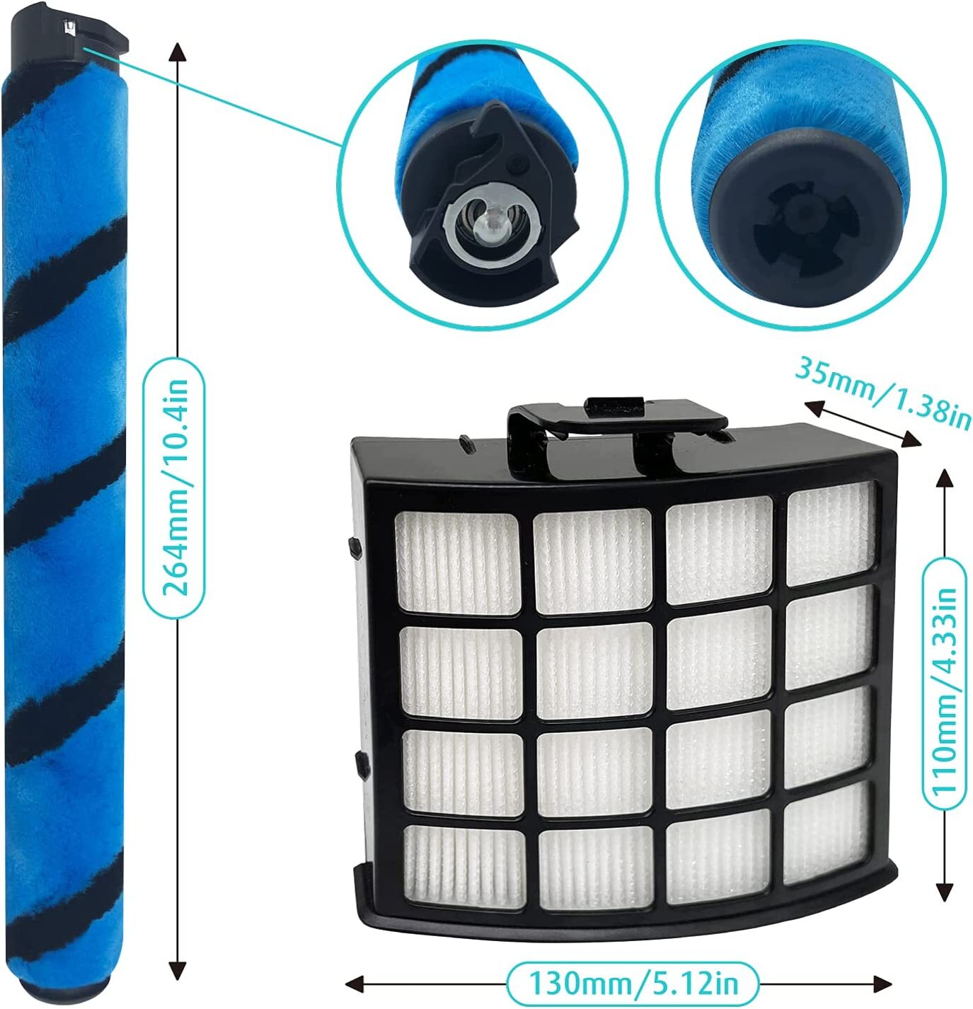 AZ2002 Filter Replacement Acessories for Shark AZ2002 AZ2000 AZ2000W ...