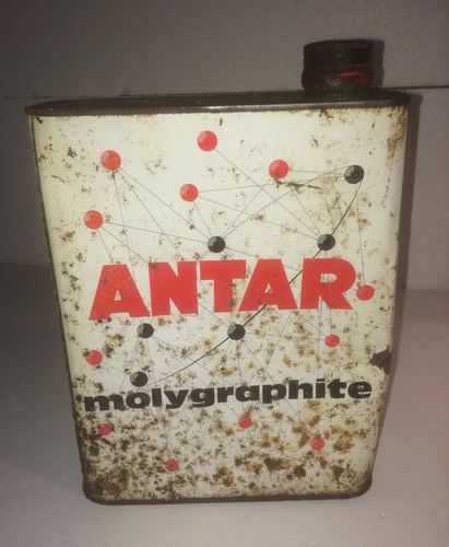 Ancien bidon Antar molygraphite old oil can alter Ölkanister | eBay