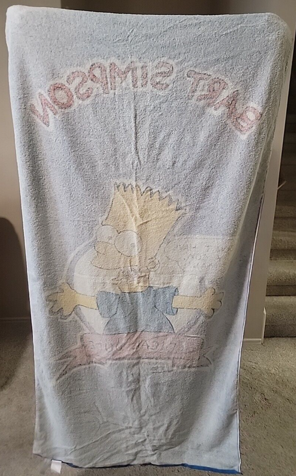 The Simpsons - Vintage Radical Dude Beach Towel NEW! | eBay