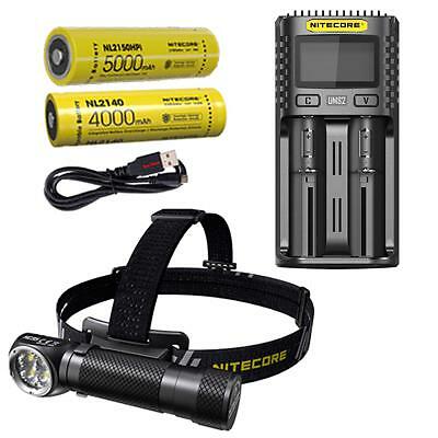 Combo: Nitecore HC35 Rechargeable LED Headlamp -2700Lm w/NL2150HPi ...