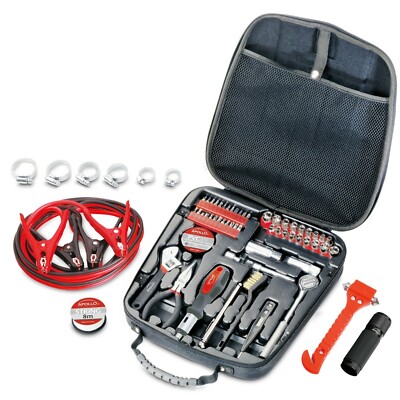 APOLLO 64 PIECE TRAVEL & AUTOMOTIVE TOOL KIT - DT0101 BLACK NEW | eBay
