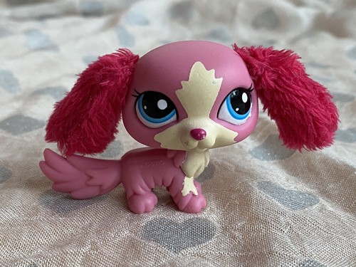 Littlest Pet Shop (lps) AUTHENTIC and RARE pink dog #2508 with FUZZY ...