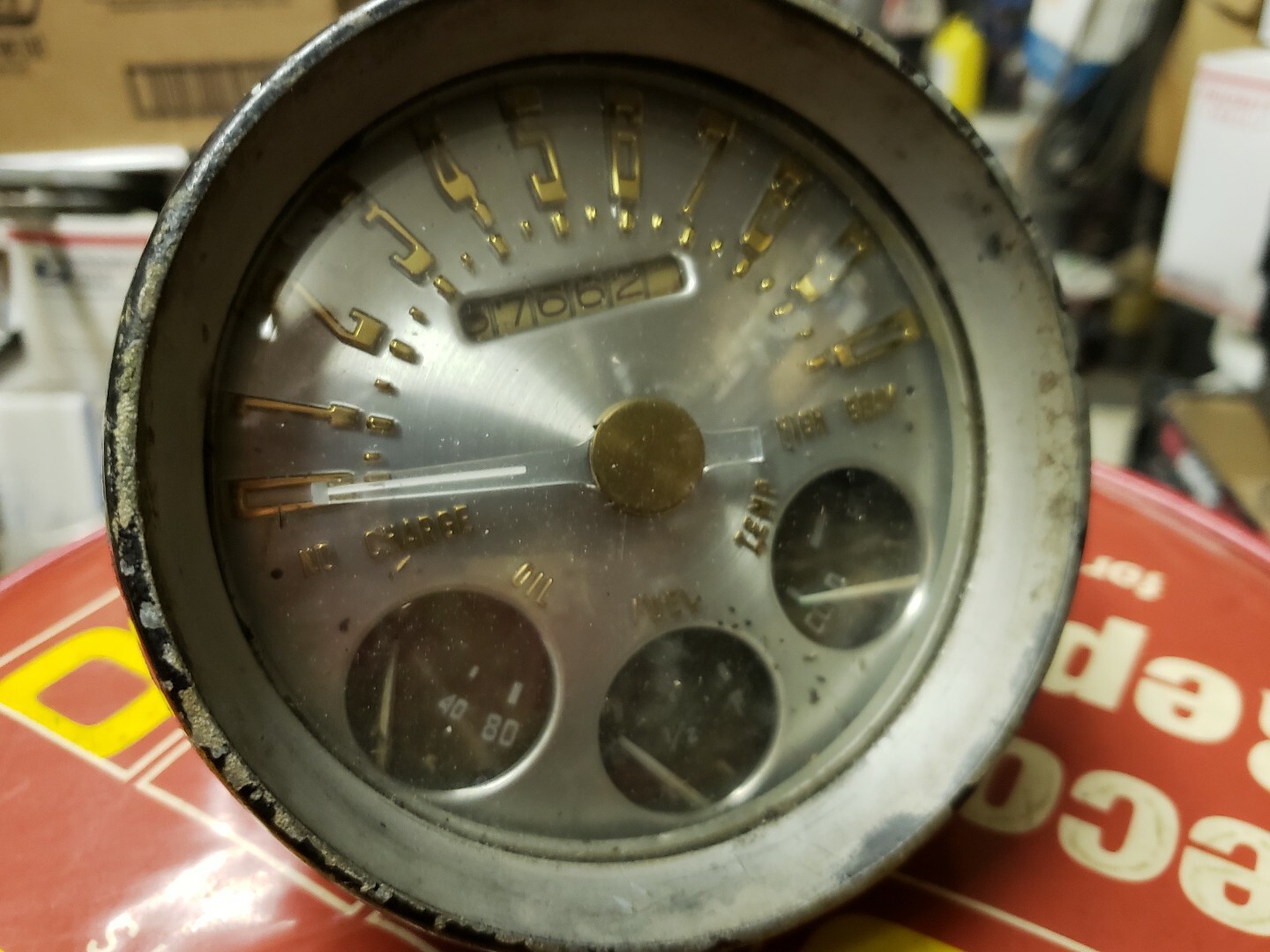 Vintage 1950 Nash Uniscope Speedometer & Gauges Instrument Cluster used ...