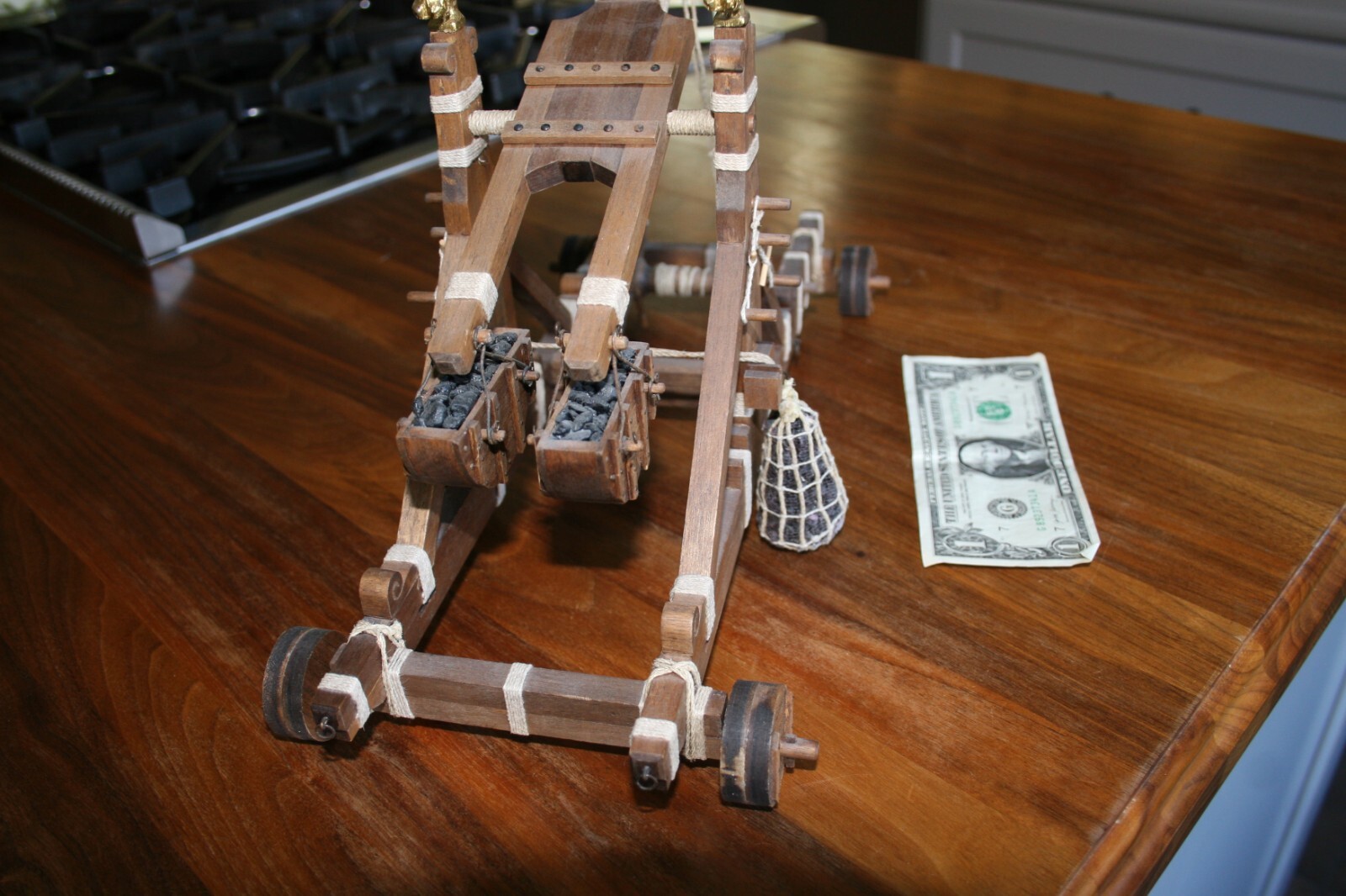 Medieval Trebuchet Wooden Model Handmade Working Model Incredible ...