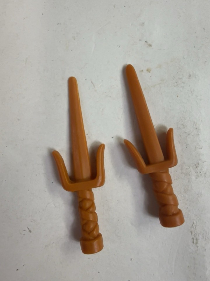 VINTAGE TMNT RAPHAEL (2) SET SAI Weapon Accessories Teenage Mutant ...