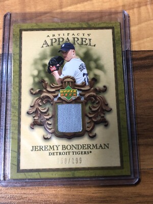 2007 Upper Deck Artifacts MLB Apparel/199 #MLB-BO Jeremy Bonderman ...