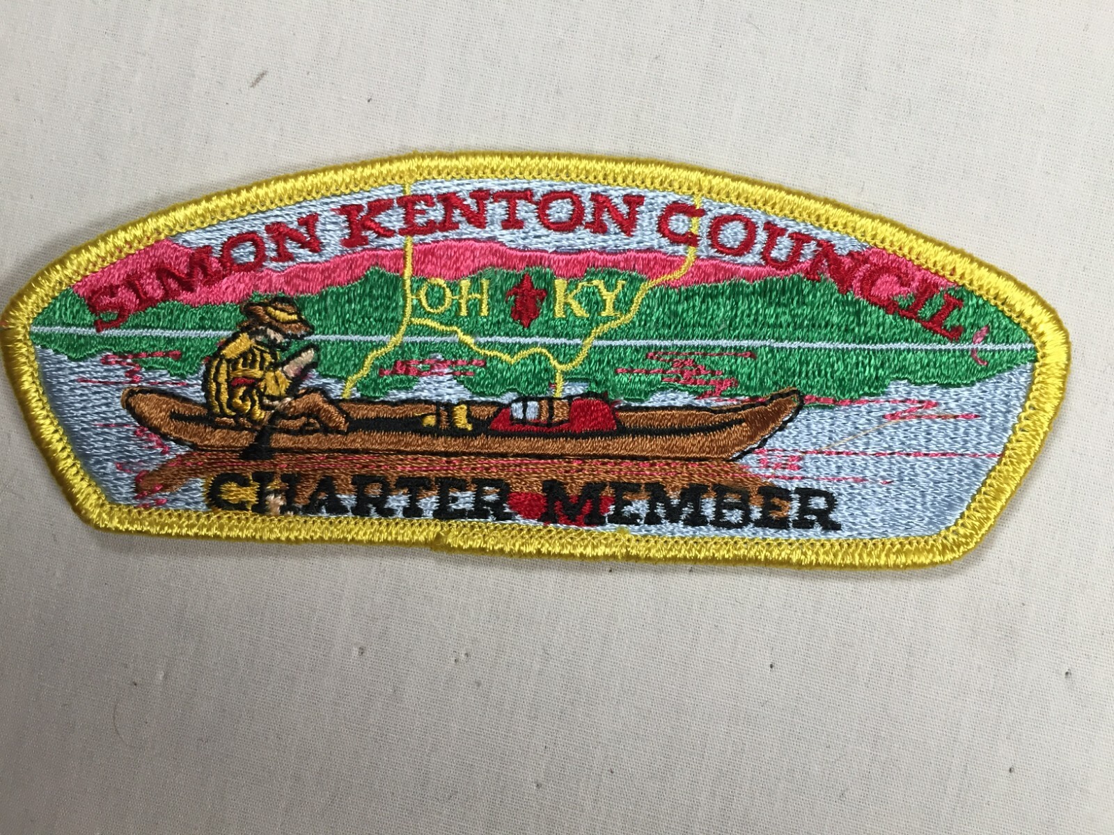 Simon Kenton Council Charter Member first issue BSA CSP Patch | eBay