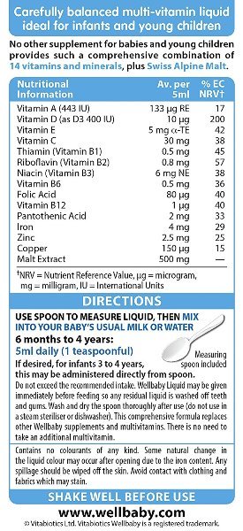 Vitabiotics Wellkid Infant Liquid 150ml for sale online | eBay