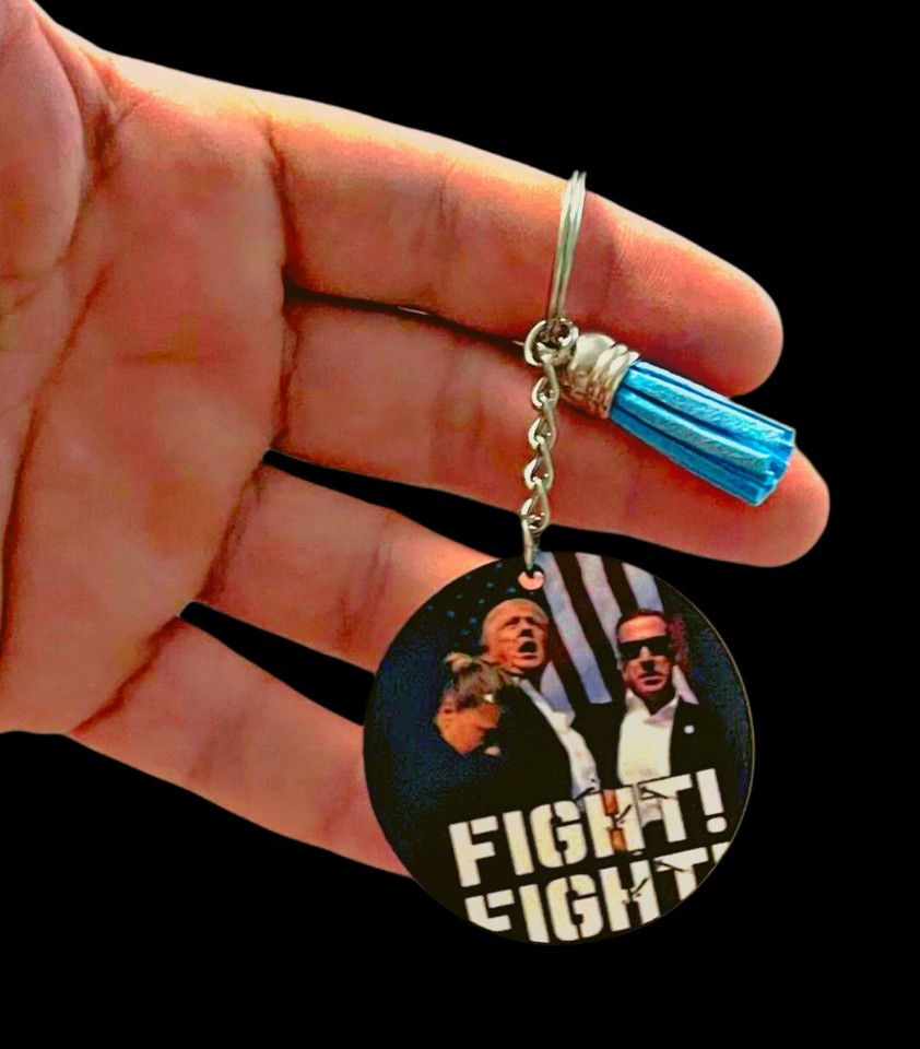 FIGHT TRUMP KEYCHAINS | eBay
