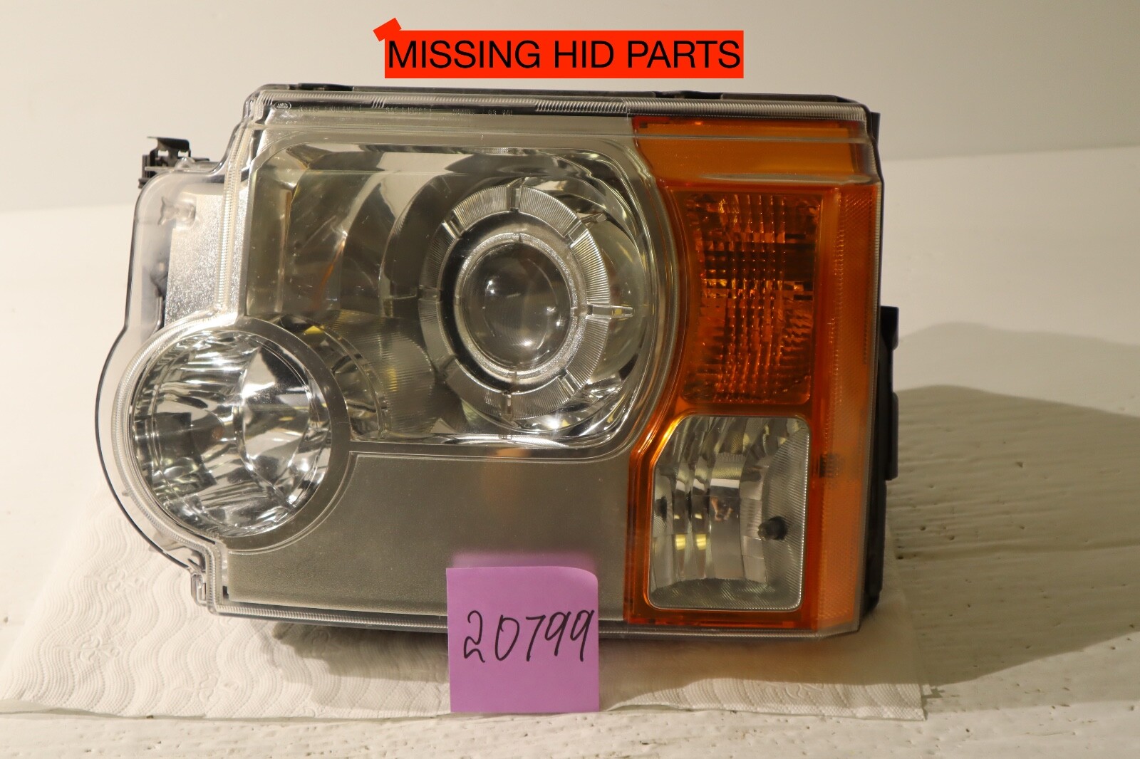 05 06 07 08 09 LAND ROVER LR3 HID Xenon Driver Headlight Head Lamp ...