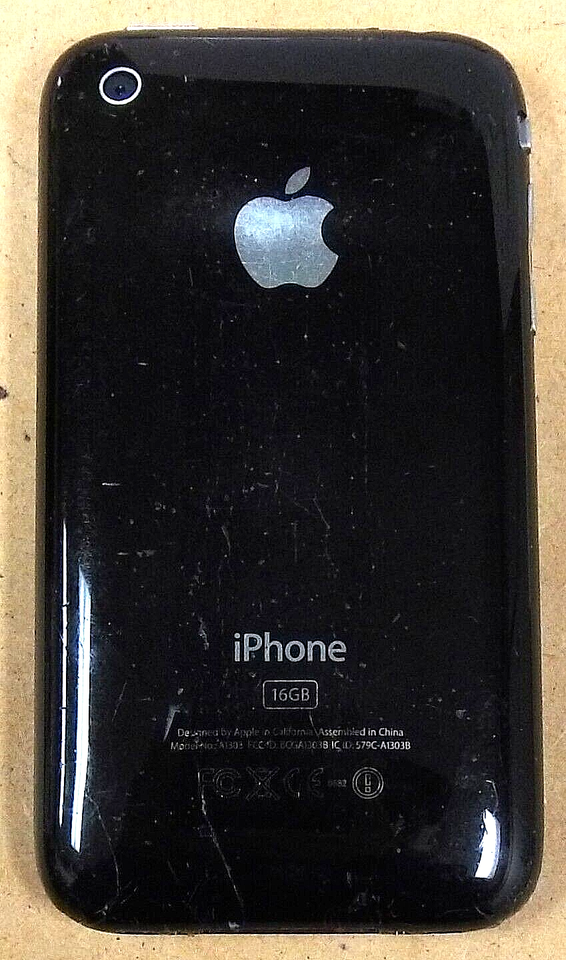 Apple iPhone 3GS / A1303 - 16GB - Black and Silver ( AT&T ) iOS ...