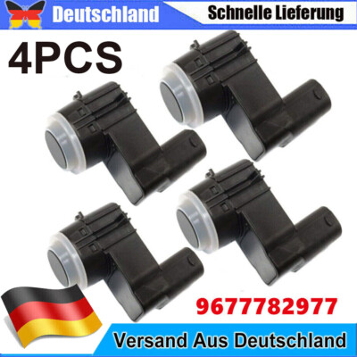 DE 4x Parksensor PDC Sensor Einparkhilfe 3Pin Für Citroen C3 DS3 3008 ...