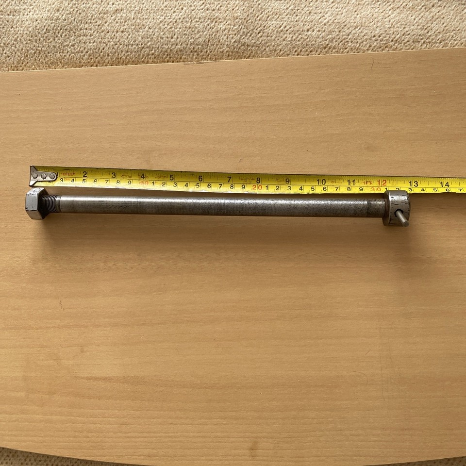 VINTAGE MOTORCYCLE REAR WHEEL SPINDLE AJS MATCHLESS | eBay UK