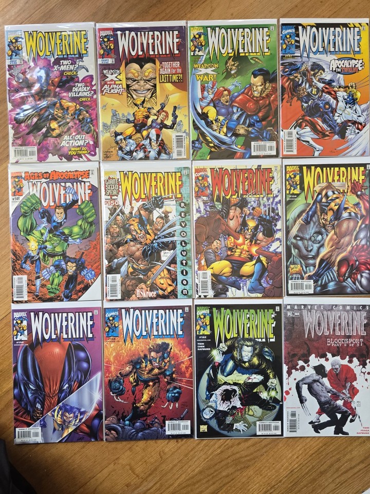 1988 Wolverine Lot Series 1 #1-189 NOT Complete Missing 53 Books (Read ...
