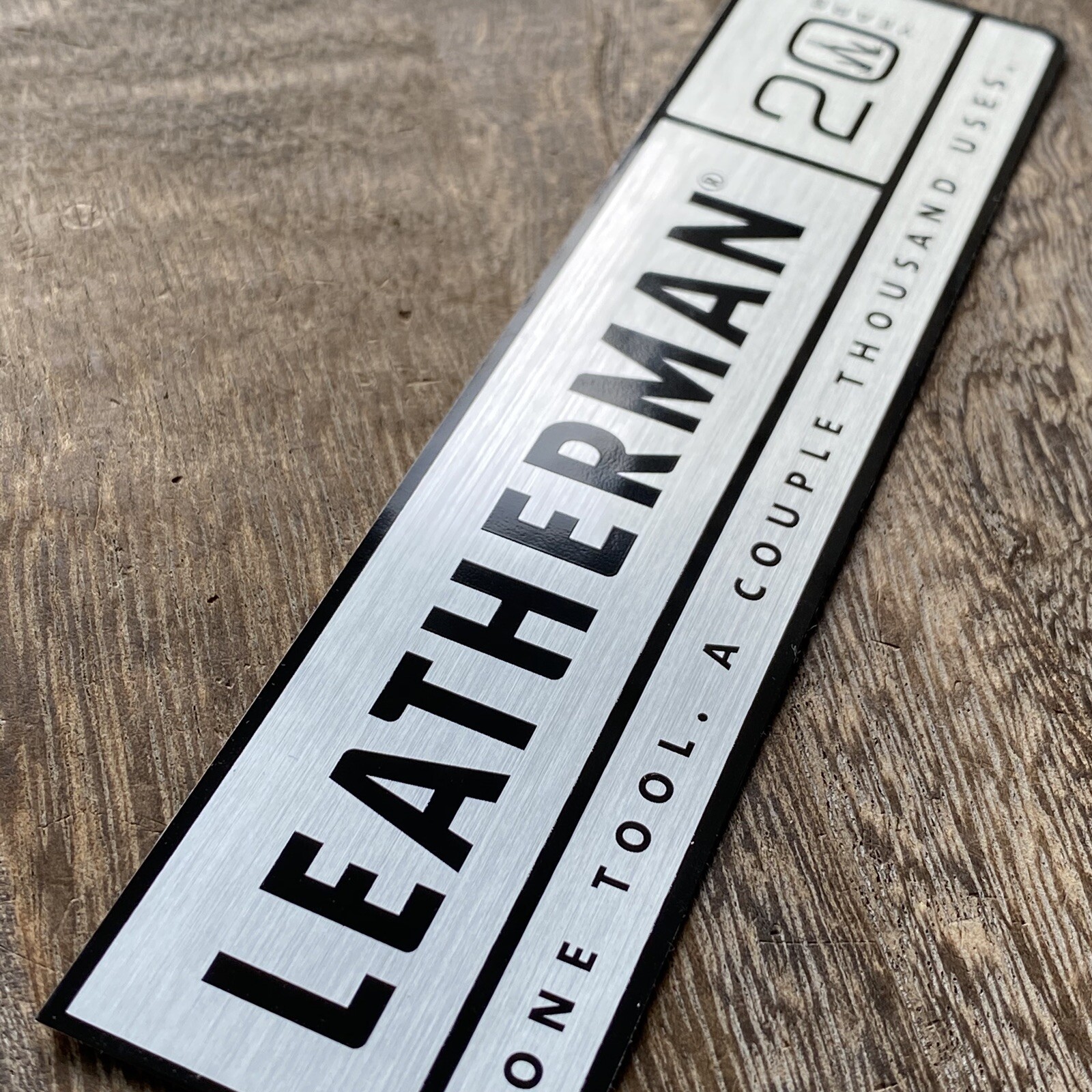 Leatherman Memorabilia Sticker 20th anniversary Collector Fan multitool ...